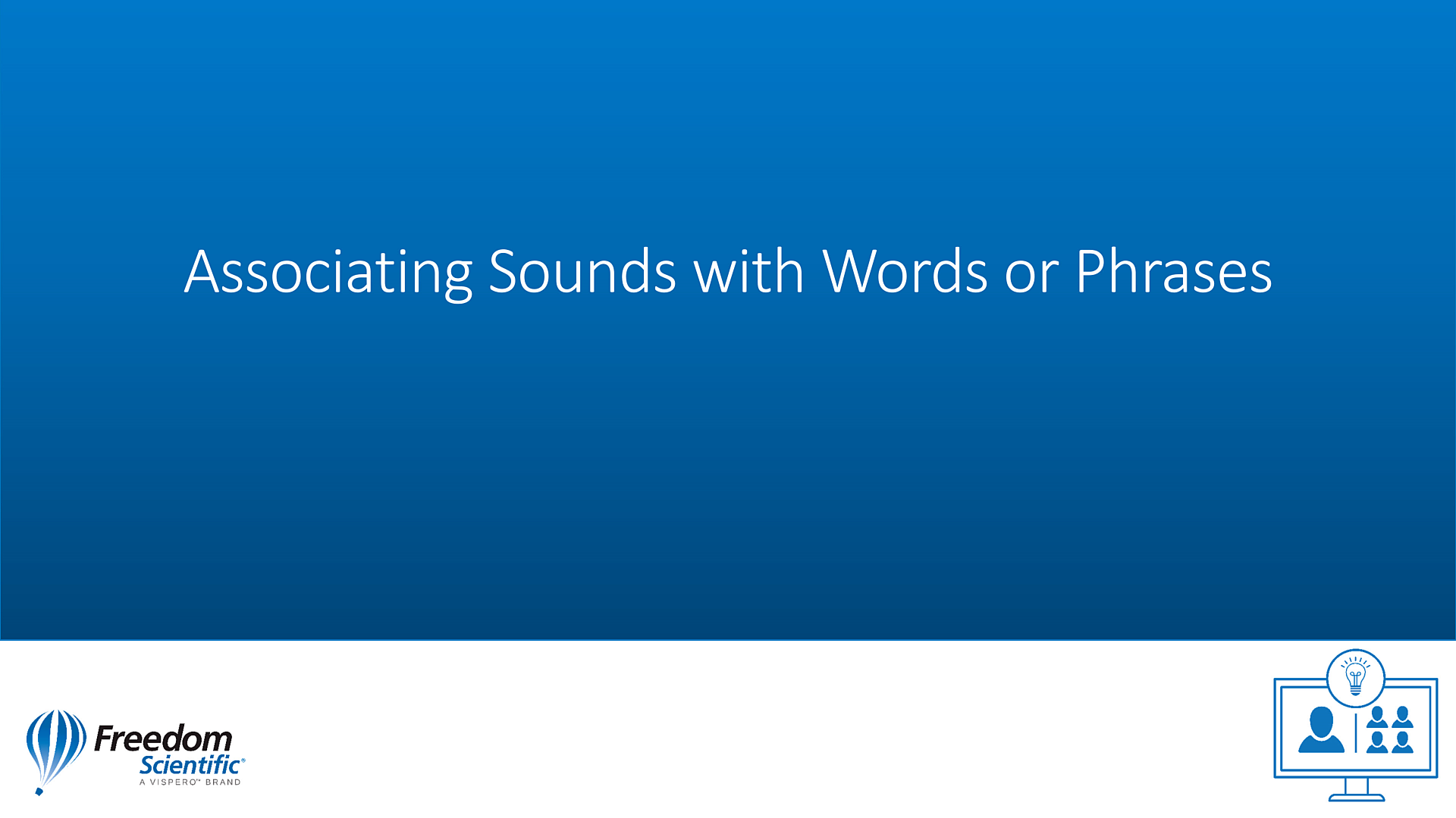 9.5 Play a Sound Along with or Instead of a Word