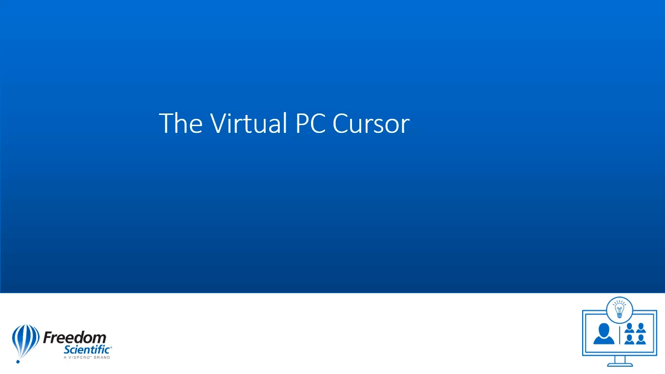 4.2.3 Virtual PC Cursor